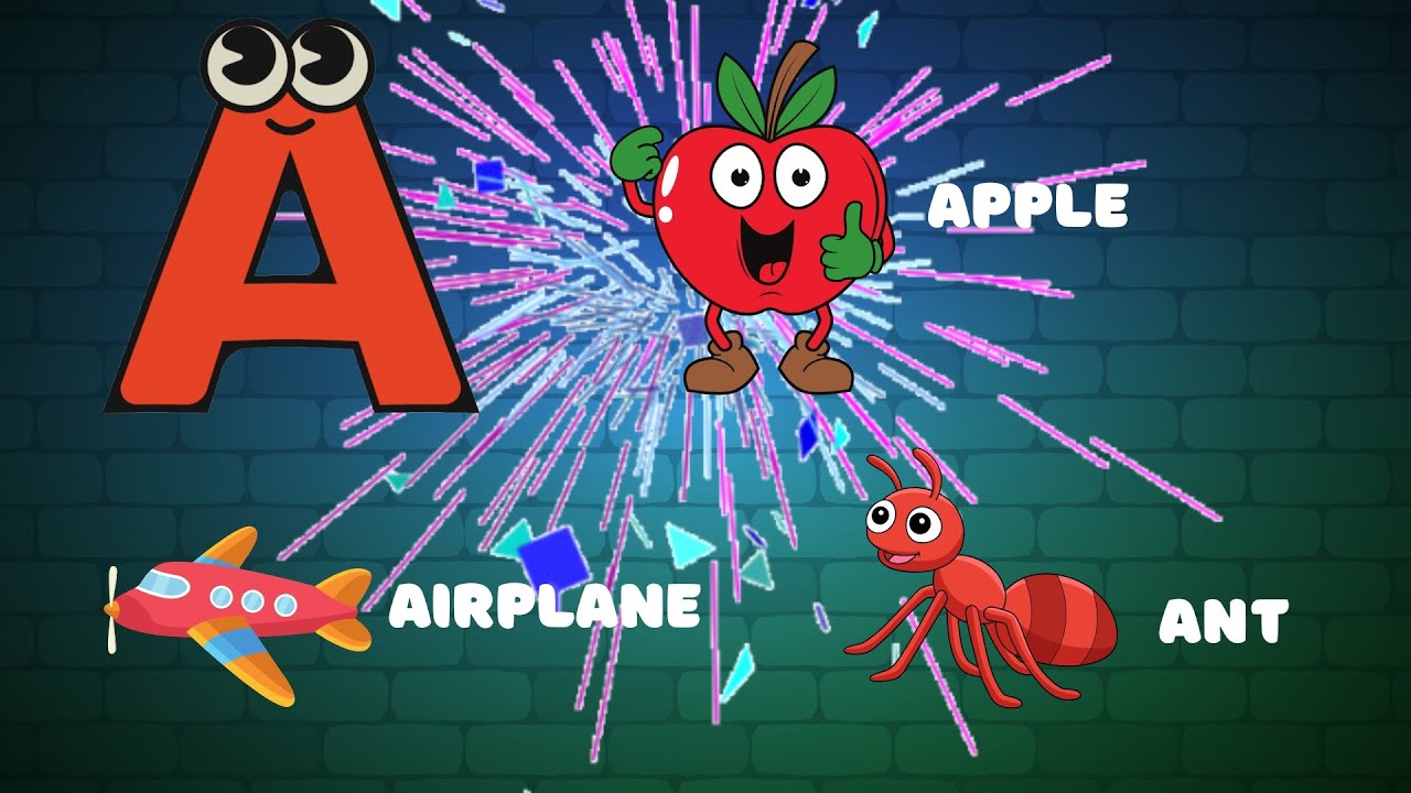 Alphabet Letters and Words for toddlers - Learning The ABC - YouTube