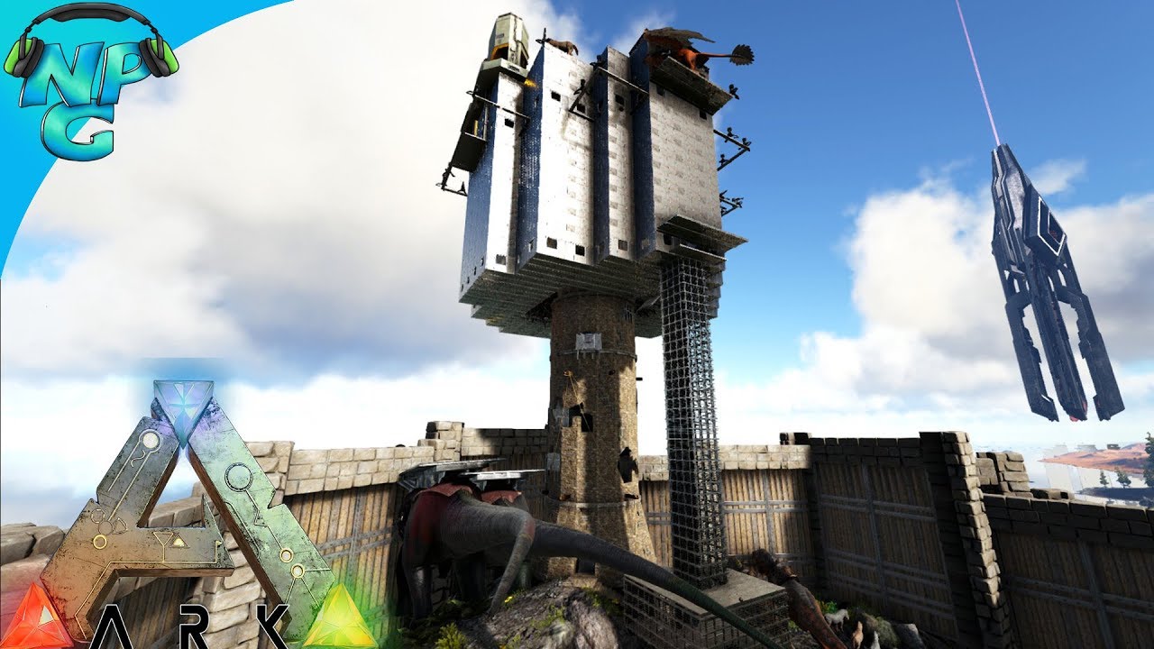 World War ARK - 2 Men 1 Base Raid the Lighthouse Tower Base! E13 ARK ...