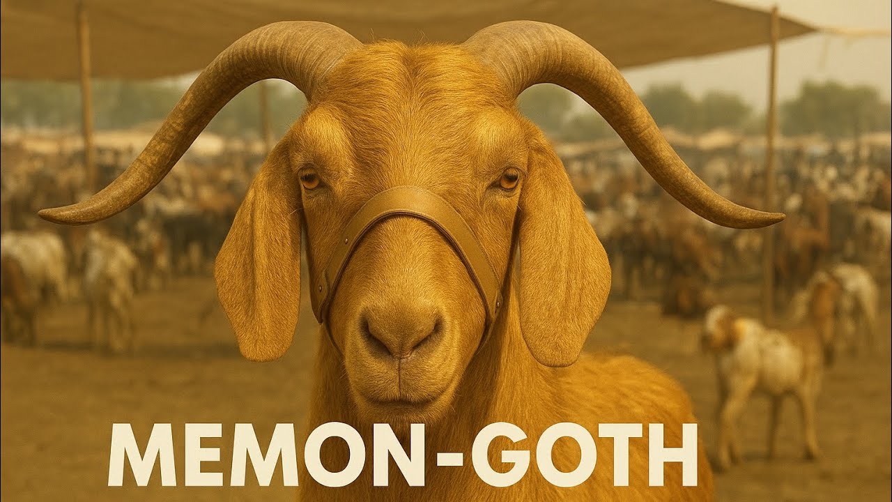 Memon-Goth Bakra Mandi | Golden Rare Goat | Karachi Market Vlog - YouTube