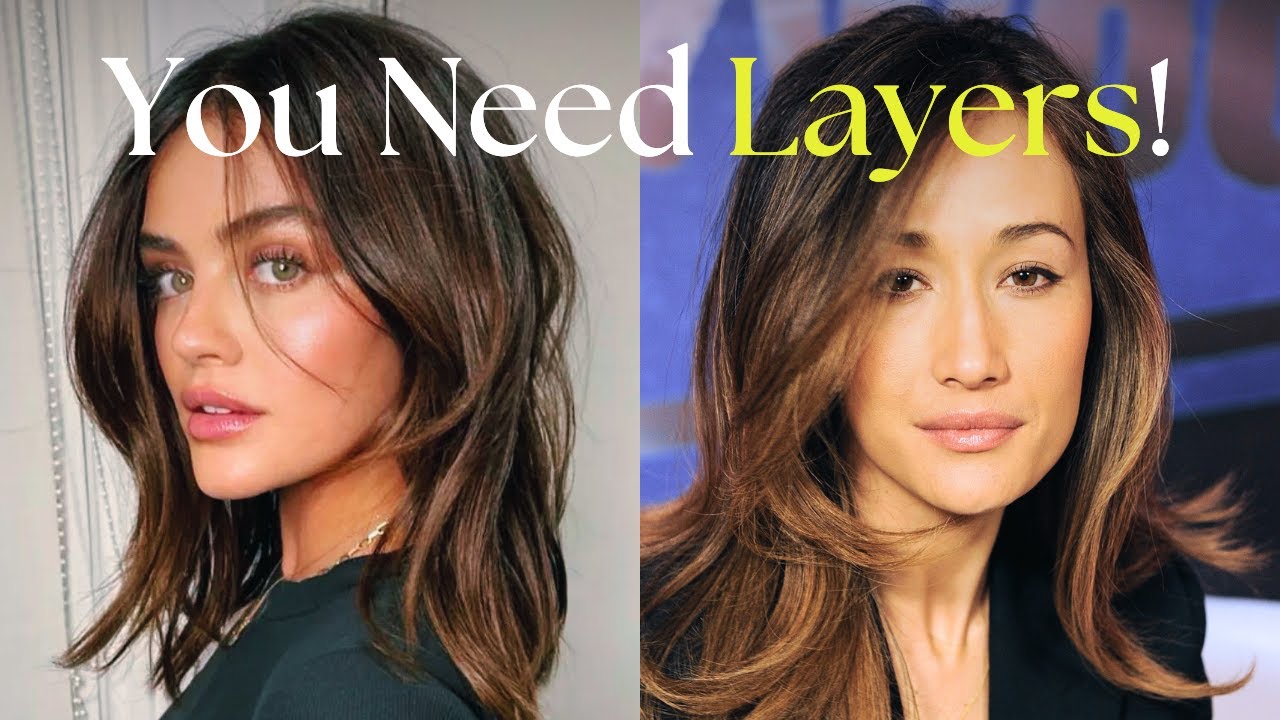 Get Layered Hair if you have THESE features! Benefits of Layers on your ...