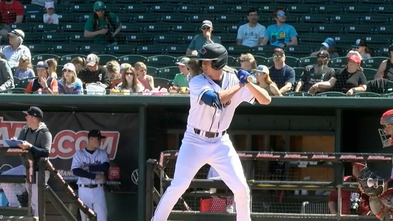 Tanner Morris 3-4, HR and Triple vs. Reading 5/1/22 | New Hampshire ...