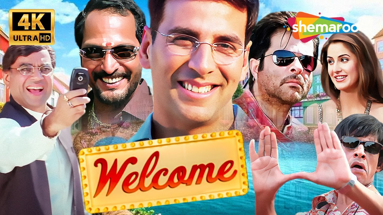 Welcome Full Movie Comedy (2007) in 4K | Akshay, Katrina, Nana Patekar ...