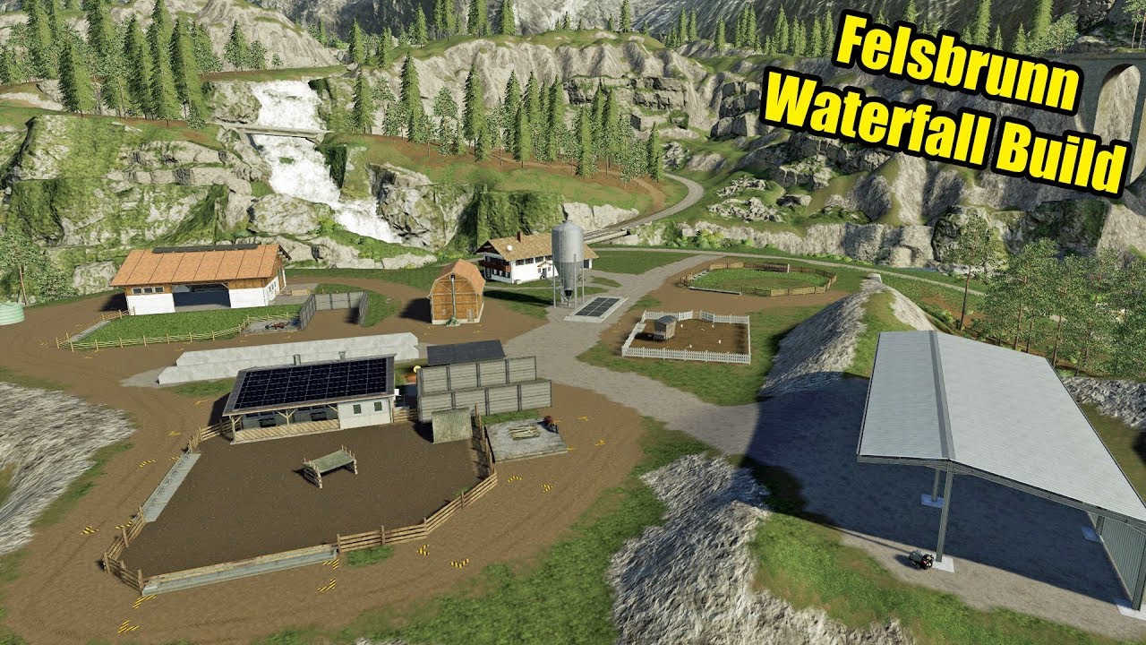 Felsbrunn Waterfall Build - Timelapse - Mod Free - YouTube