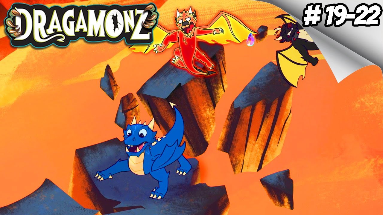 Can Dax Save The Crystal From A VOLCANO? | Episodes 19-22 | Dragamonz ...