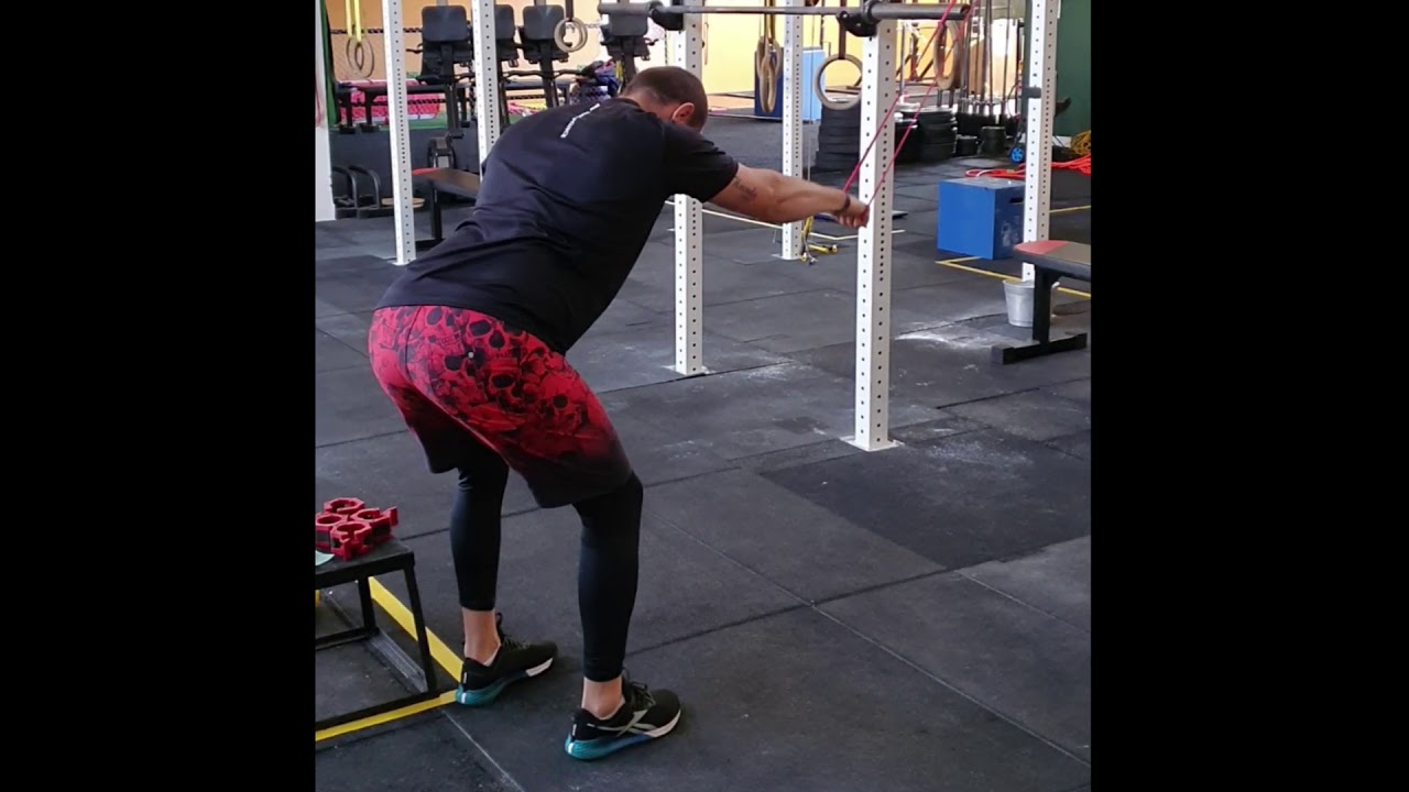 Pull Down unilateral com band - YouTube