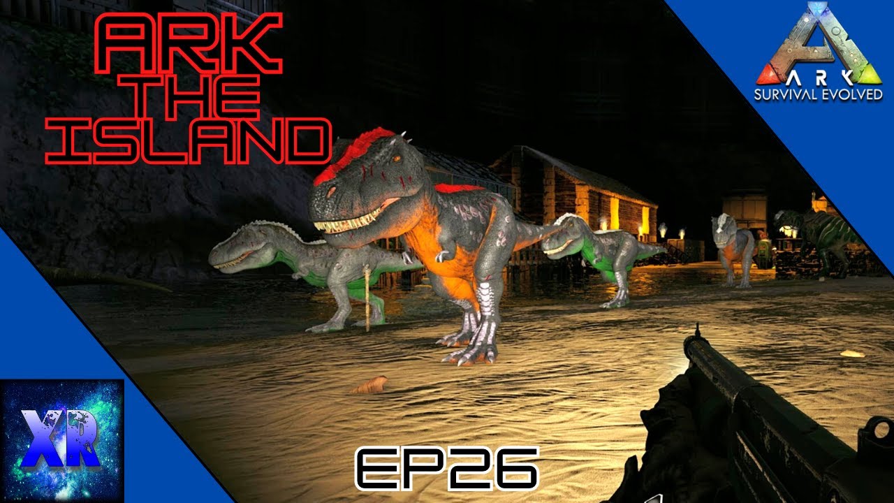 A fury T-rex joins our boss army + Rex babies! - Ark The Island [E26 ...