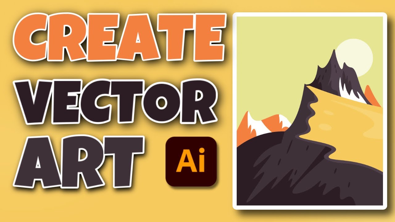 Step by Step Vector Art draw in Illustrator 2022 | Vector Art | Vector ...