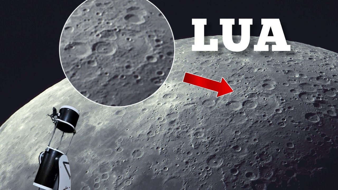 COMO É VER A LUA COM TELESCÓPIO 254mm e CÂMERA PLANETÁRIA? - YouTube