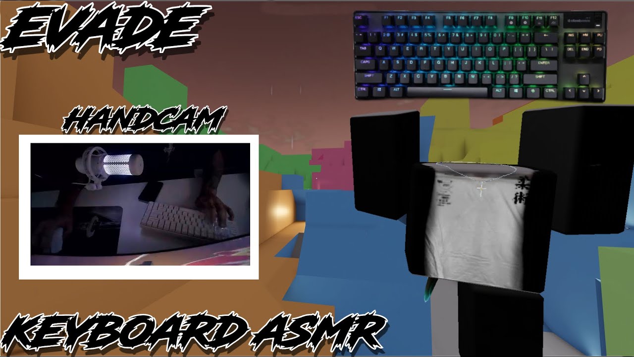 Evade keyboard ASMR Two Keyboards (Handcam) - YouTube