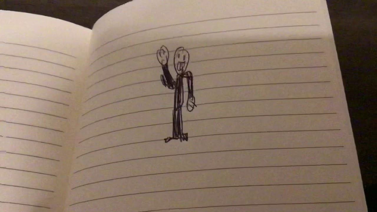 Drawing me as a cartoon character. - YouTube