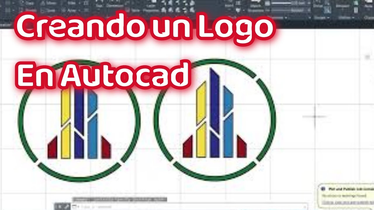 Como hacer un logo en Autocad - YouTube