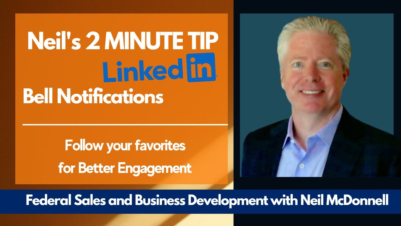 LinkedIn Bell Notifications for Engagement | 2 Minute Federal ...