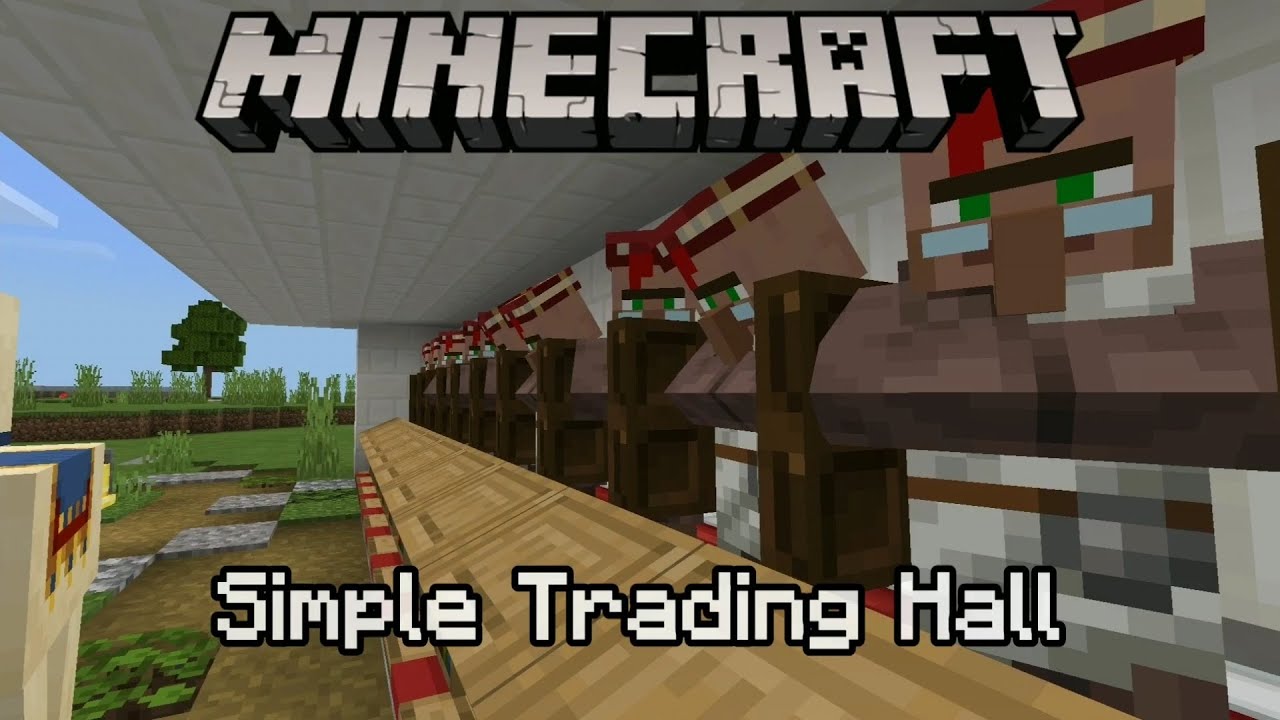 Compact Simple Trading Hall Multi Fungsi | Java, Bedrock, Console, MCPE ...