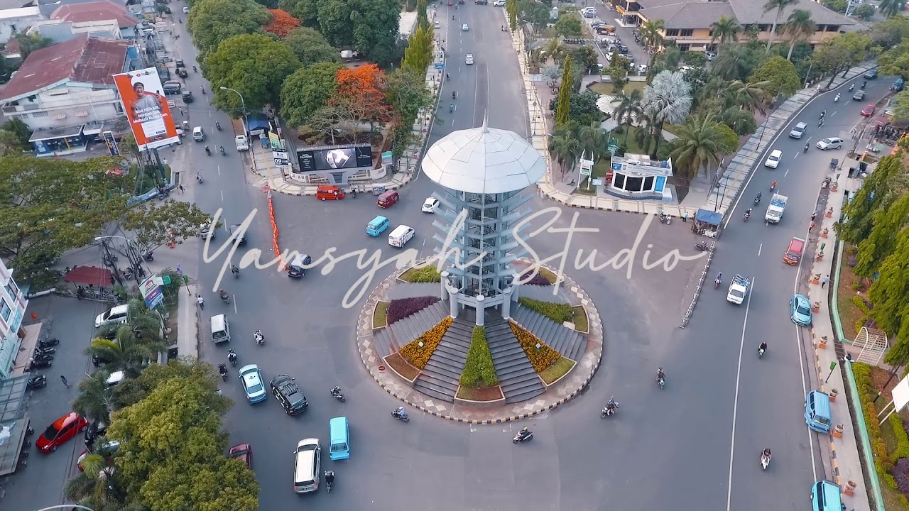 STOCK DRONE LANDMARK CILEGON (COLOR GRADING) #4k #drone - YouTube