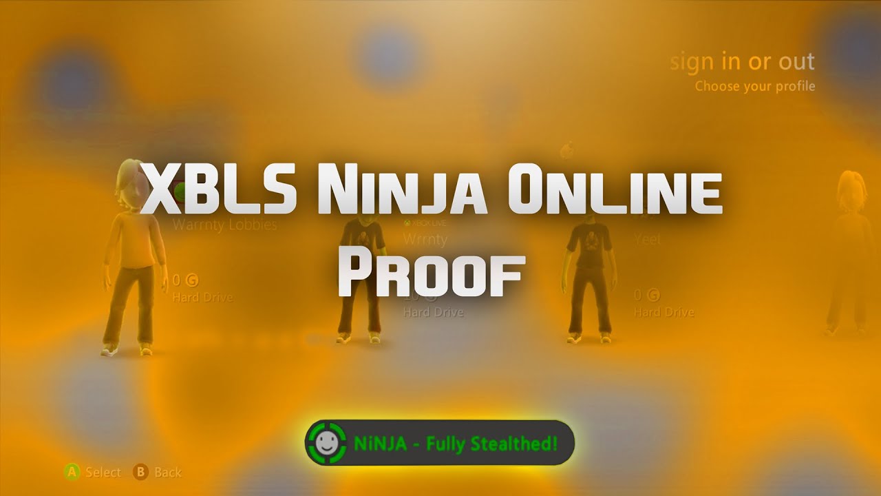 XBLS Ninja Online Proof! RGH Online!! - YouTube
