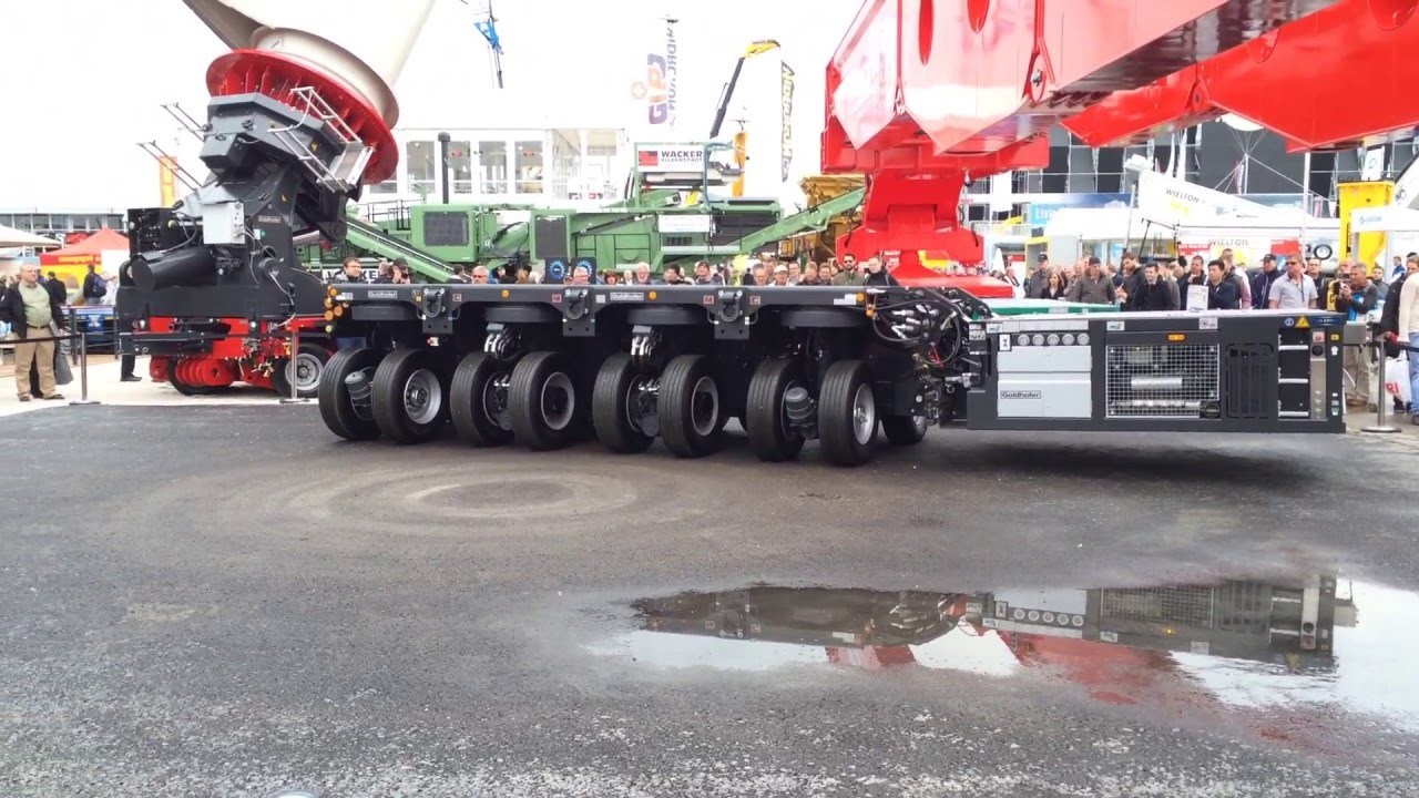 Goldhofer Demostration Show - Bauma 2016 - YouTube