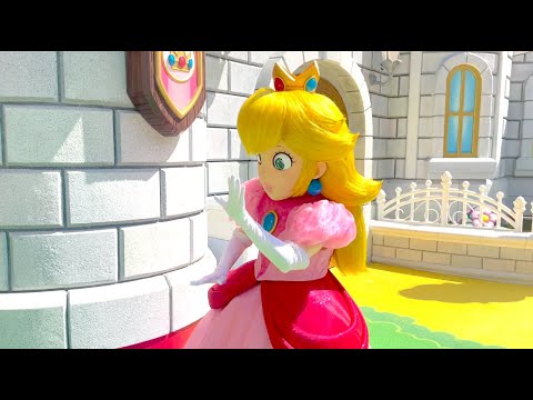 Meeting Princess Peach #5! for 18+ Minutes (4K Meet & Greet at Super ...