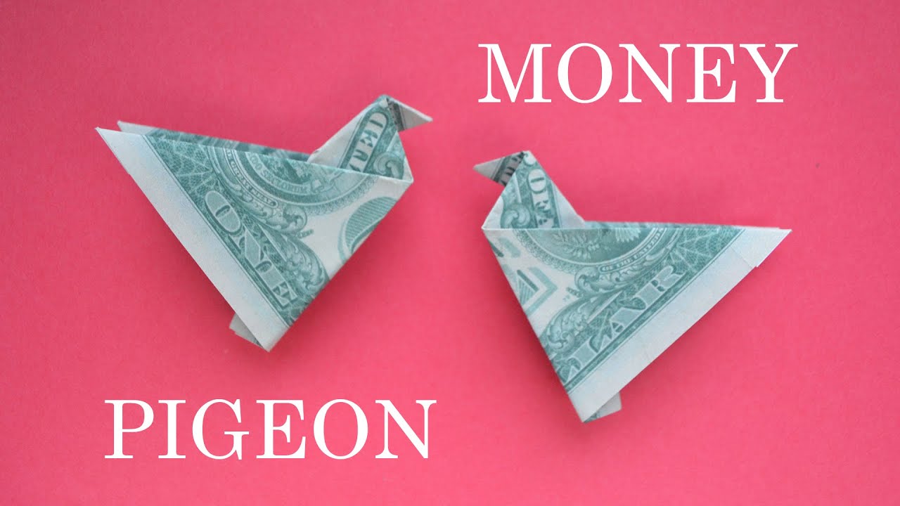 Easy MONEY PIGEON | Bird Dollar Origami | Tutorial DIY by NProkuda ...