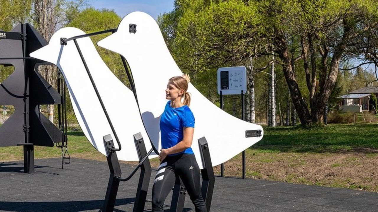 Buiten sporten met de fitnesstoestellen van Gritbird - W&H Sports - YouTube