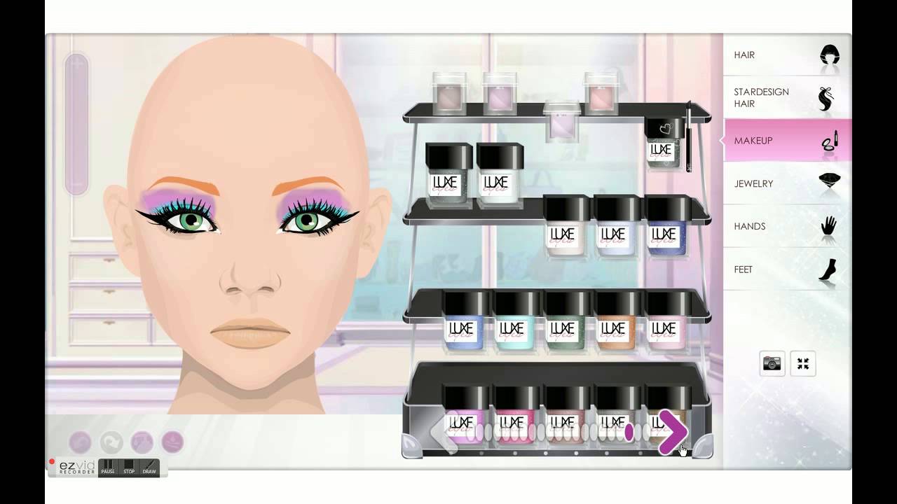 Stardoll Lagoona Blue makeup - YouTube