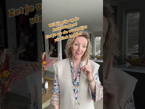 Efficiënter huishouden? Zet je op de wachtlijst via link in bio! #huishouden #organiseren - YouTube