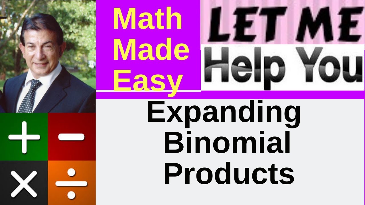 Expanding Binomial Products - YouTube