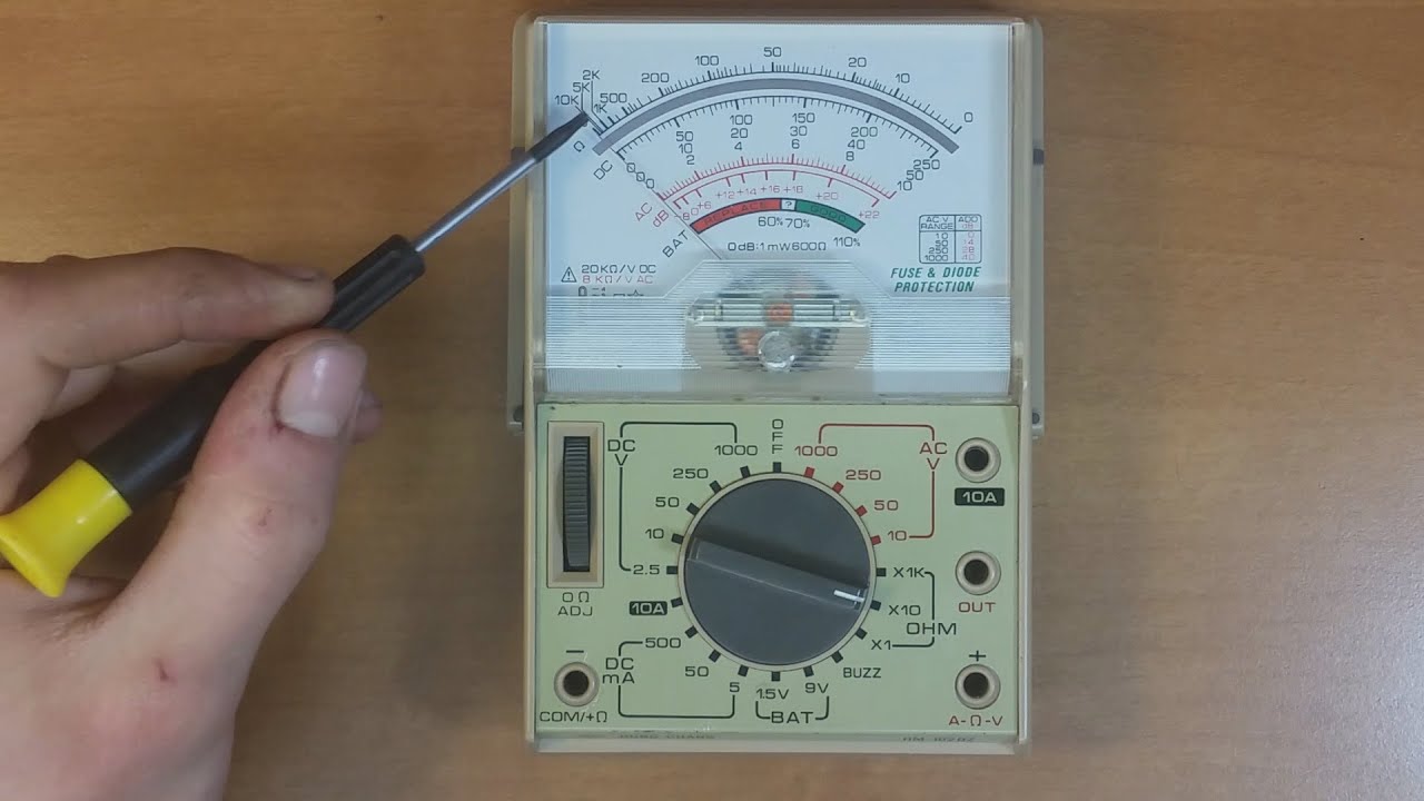 Come Utilizzare Il Tester Analogico Tutorial Completo Youtube
