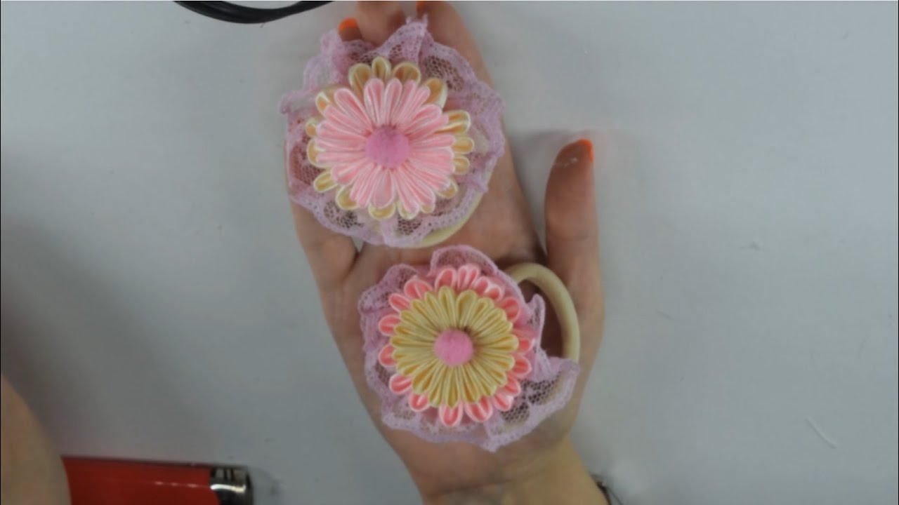 DIY Flower Hair Accessory Tutorial - YouTube