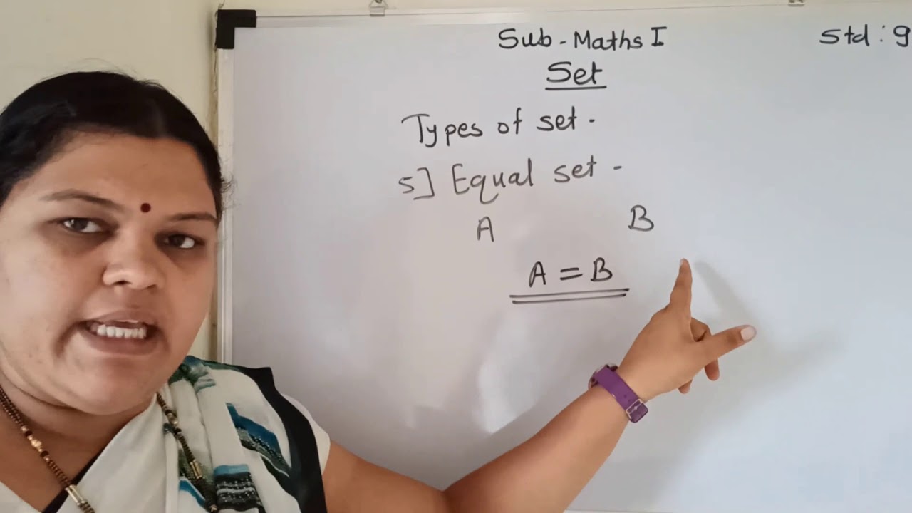 9th Maths (Semi) Unit :- Types of Set - YouTube