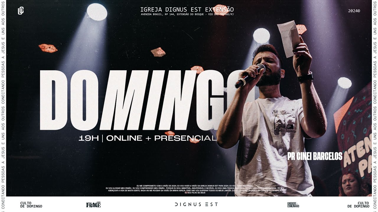 DOMINGO 19H I IGREJA DIGNUS EST - YouTube