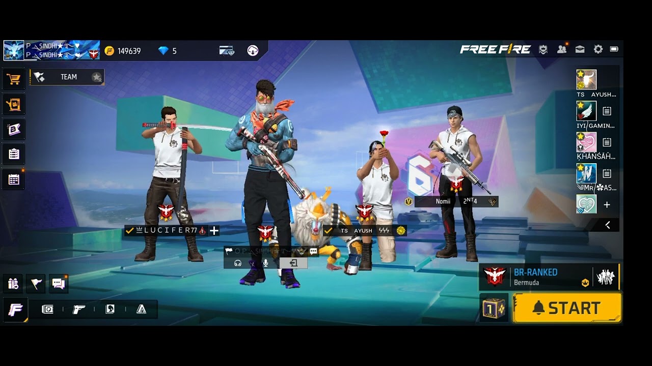 me and my pillars nomi FF Garena free fire like and subscribe - YouTube