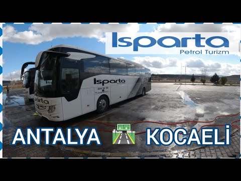 #55 Isparta Petrol Turizm | Antalya - Kocaeli  | Otobüs Yolculuğu