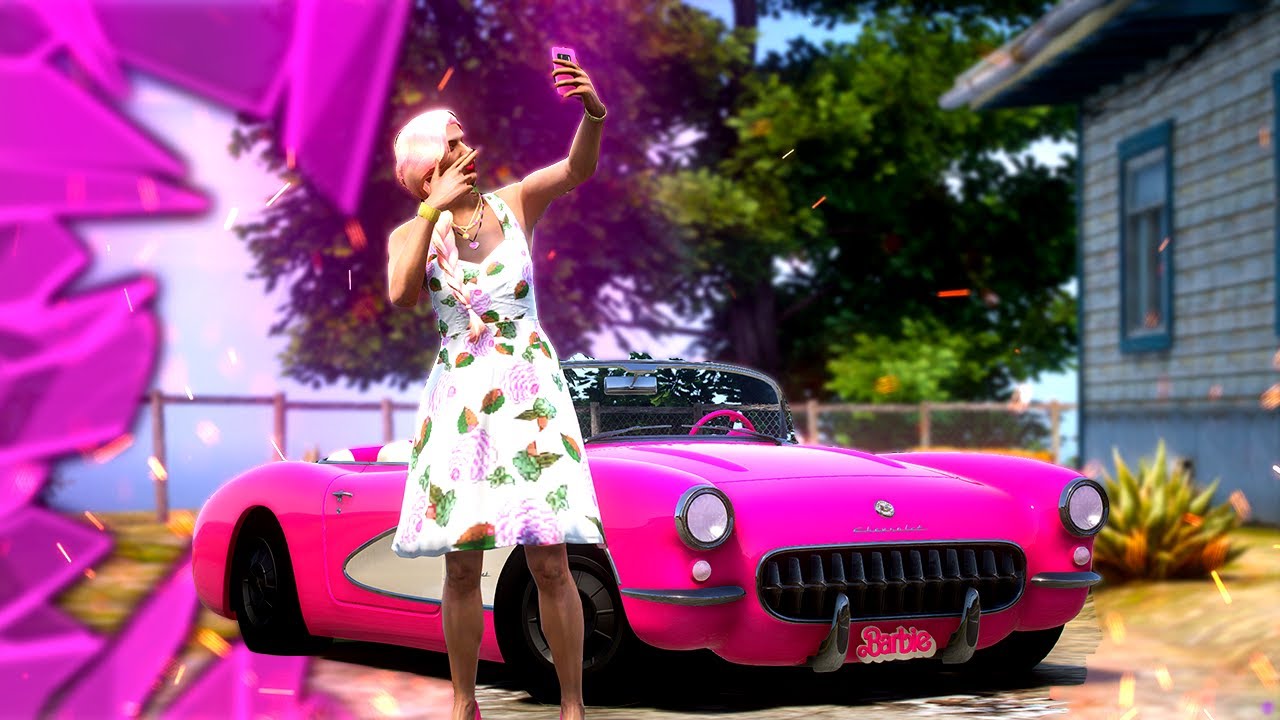 🔴LIVE -PLAYING as BARBIE in GTA 5 RP @Stevethegamer55 - YouTube