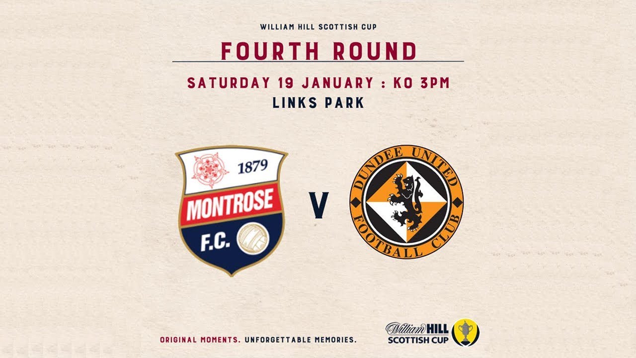 Montrose V Dundee United Scottish Cup 19 1 19 - YouTube