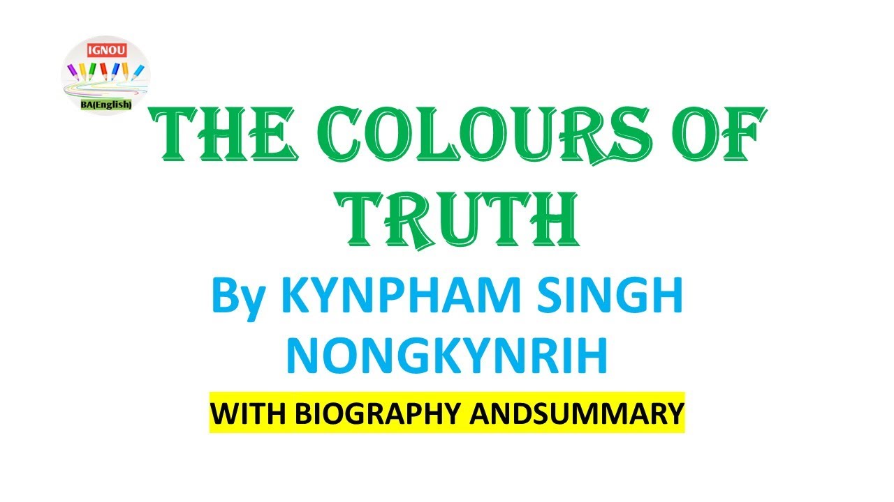 The colours of truth FULLSUMMARY - YouTube