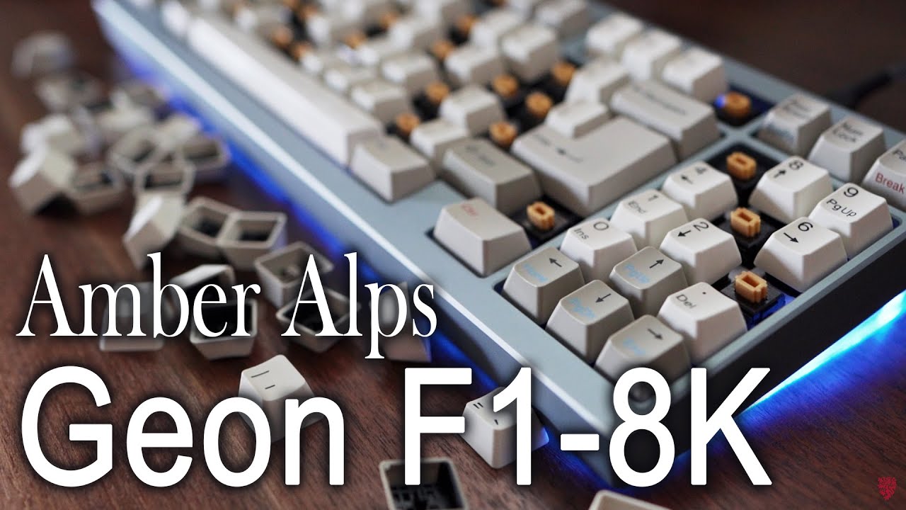 Geon F1-8K / Alps SKCM Amber / Zenith SuperSport / POM Plate - Typing ...