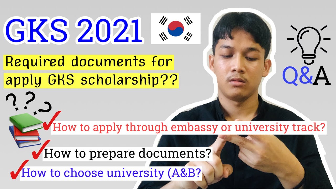 តើមានឯកសារសំខាន់ៗអ្វីខ្លះដើម្បីដាក់អាហារូបករណ៍រដ្ឋាភិបាលកូរ៉េ?Required ...