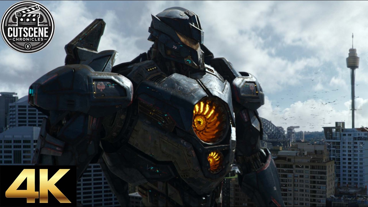 [4K UHD] The Rogue Jaeger Unleashed CUTSCENE | Pacific Rim Uprising ...