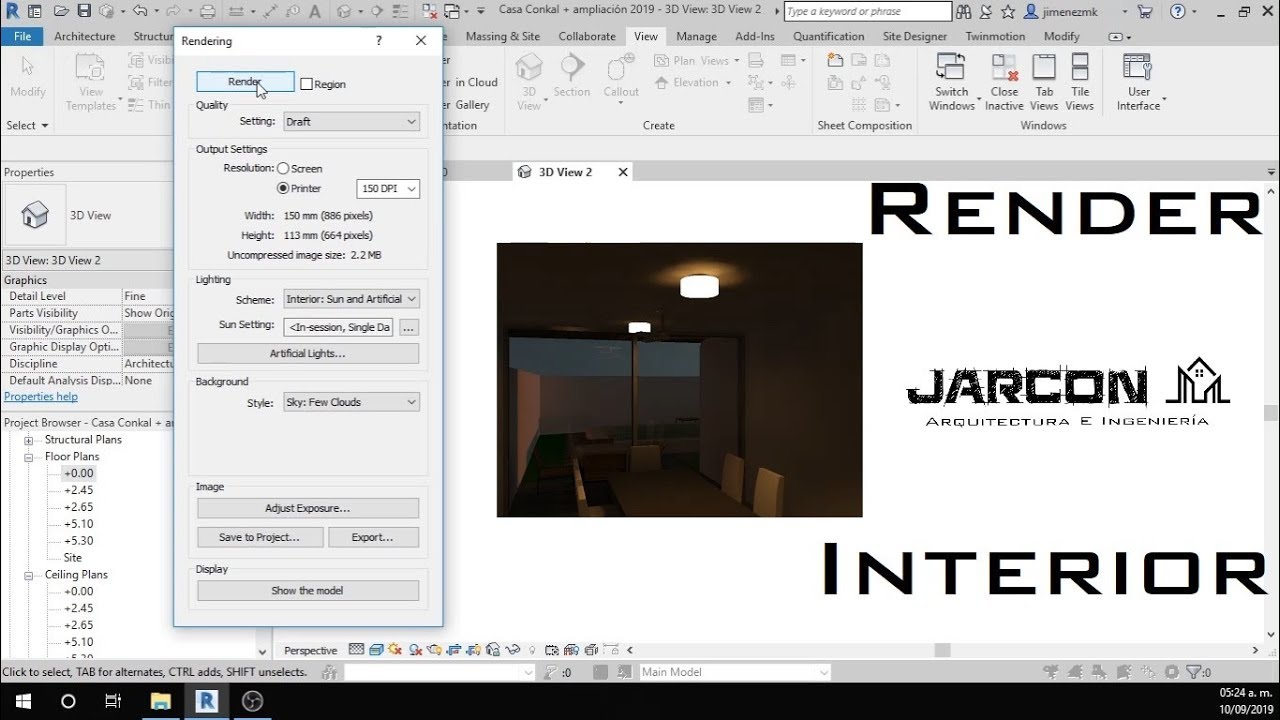 Como Hacer Un Render Interior En Revit | Psoriasisguru.com