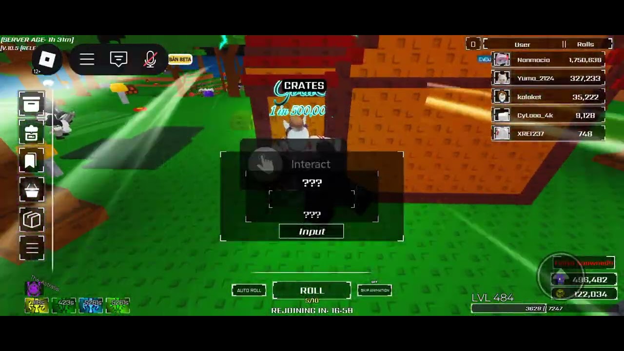 Aura secret Huzz RNG (The King)-Huzz RNG - YouTube
