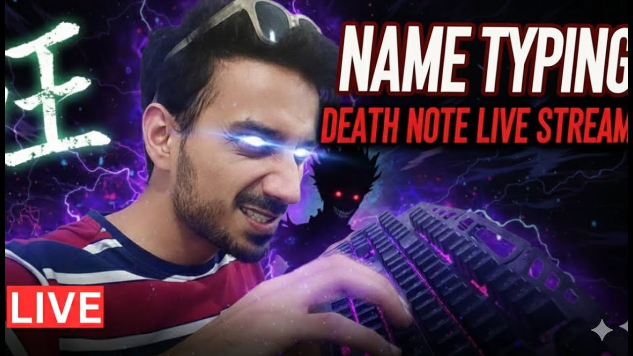 😈 DEATH NOTE Live 🔥 Type Any Name & See Your Fate! 💀 (Hindi + English ...