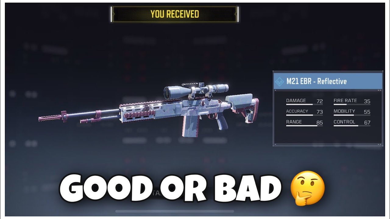 Call OF DUTY MOBILE: M21 EBR Reflective | Gameplay | Class Setup - YouTube