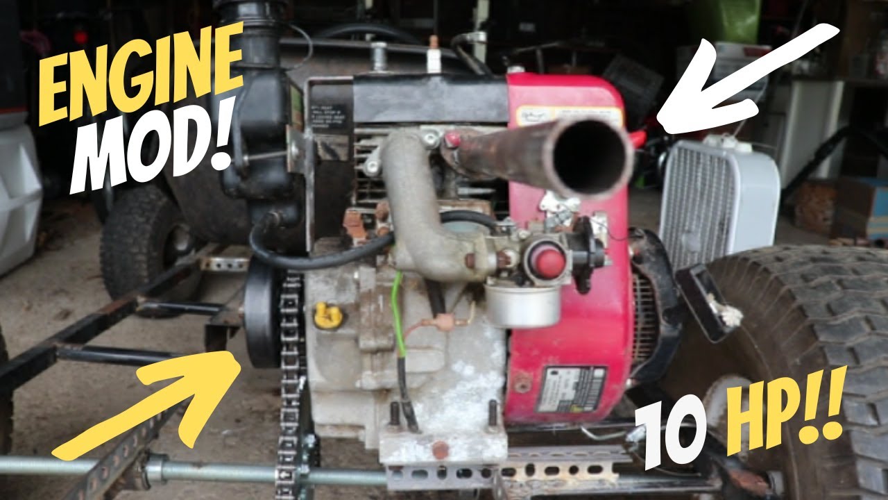 How To Mount An Engine On A Go kart! - YouTube