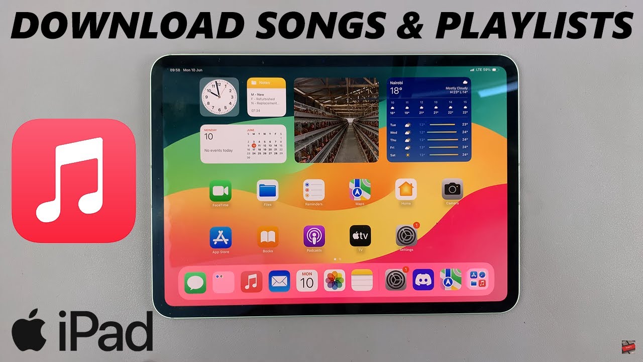 How To Download Songs & Playlists In Apple Music On iPad - YouTube