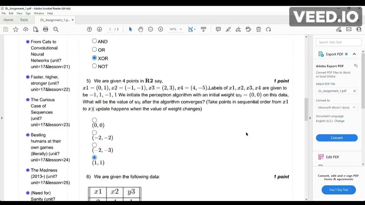 NPTEL Course Deep Learning - IIT Ropar Assignment 1 - YouTube