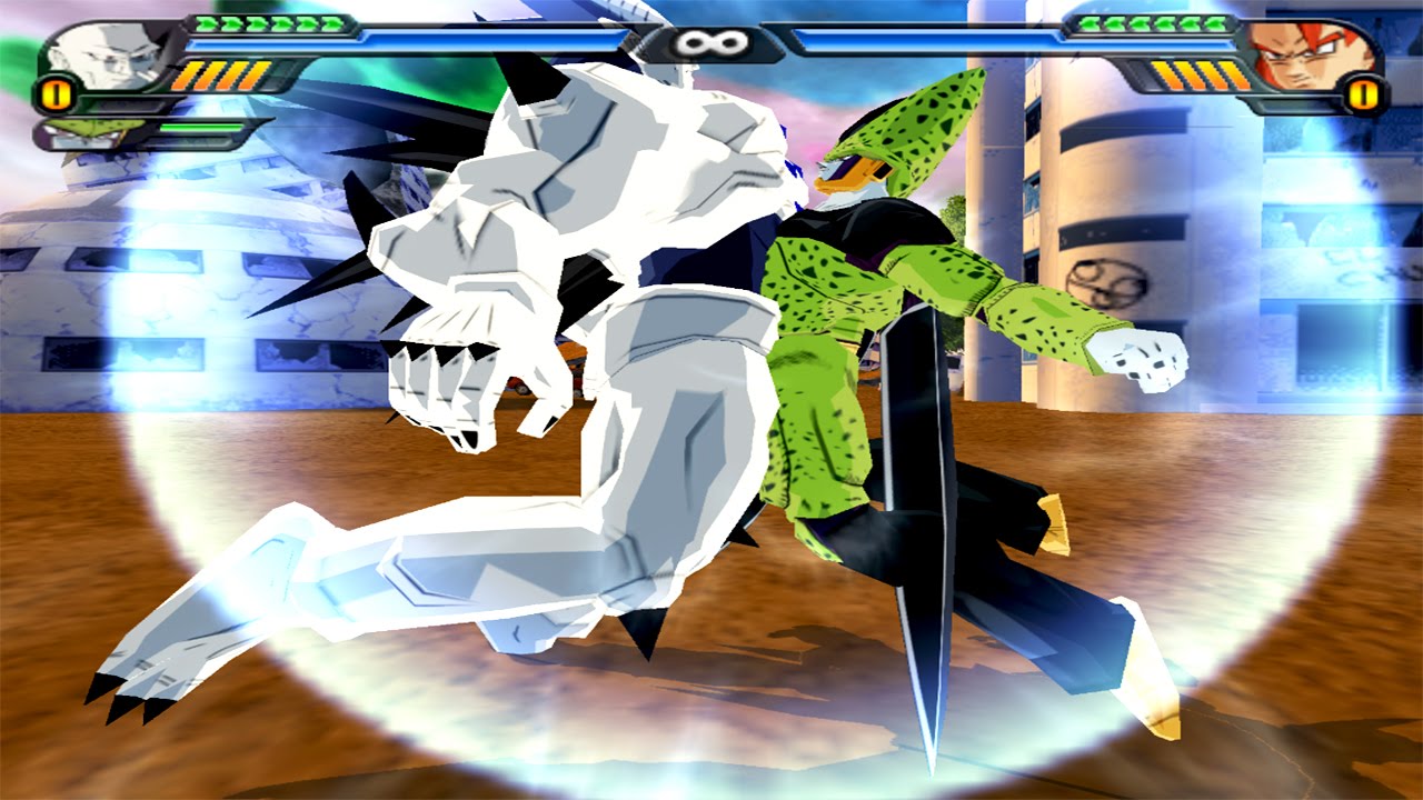 Omega Shenron and Cell Fusion | Omega Cellron vs Gogeta SSJ4 | DBZ ...