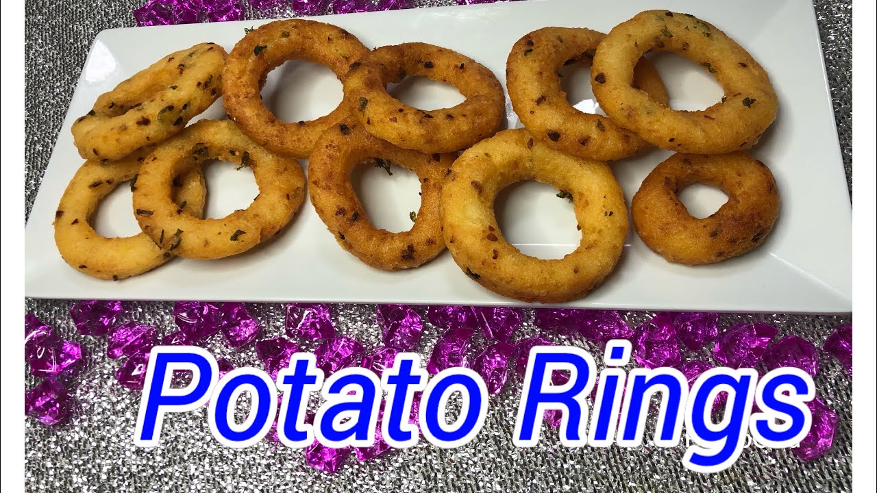 POTATO RINGS | POTATO SNACKS RECIPE - YouTube