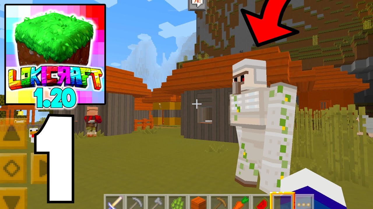 LOKICRAFT 1.20 - Survival Gameplay Part 1 - WILD UPDATE SURVIVAL ...