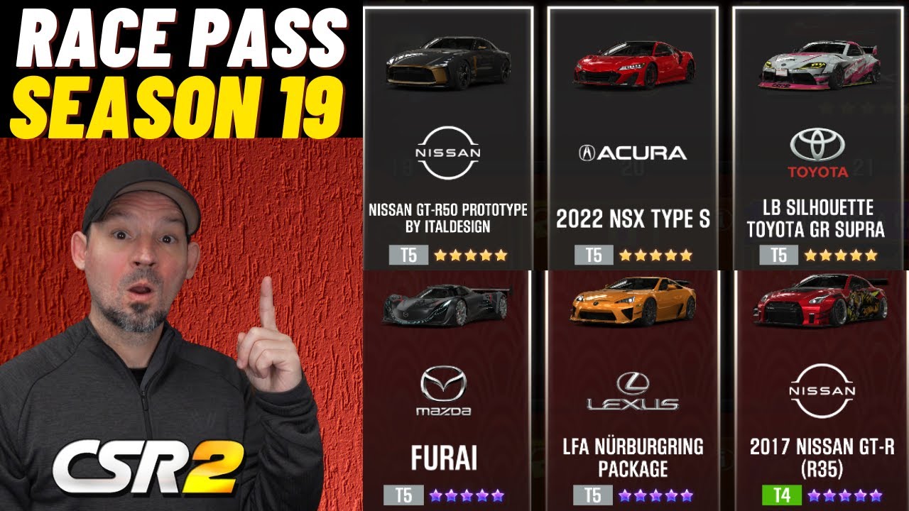 CSR2 Race Pass Season 18 Best Cars to Choose - YouTube