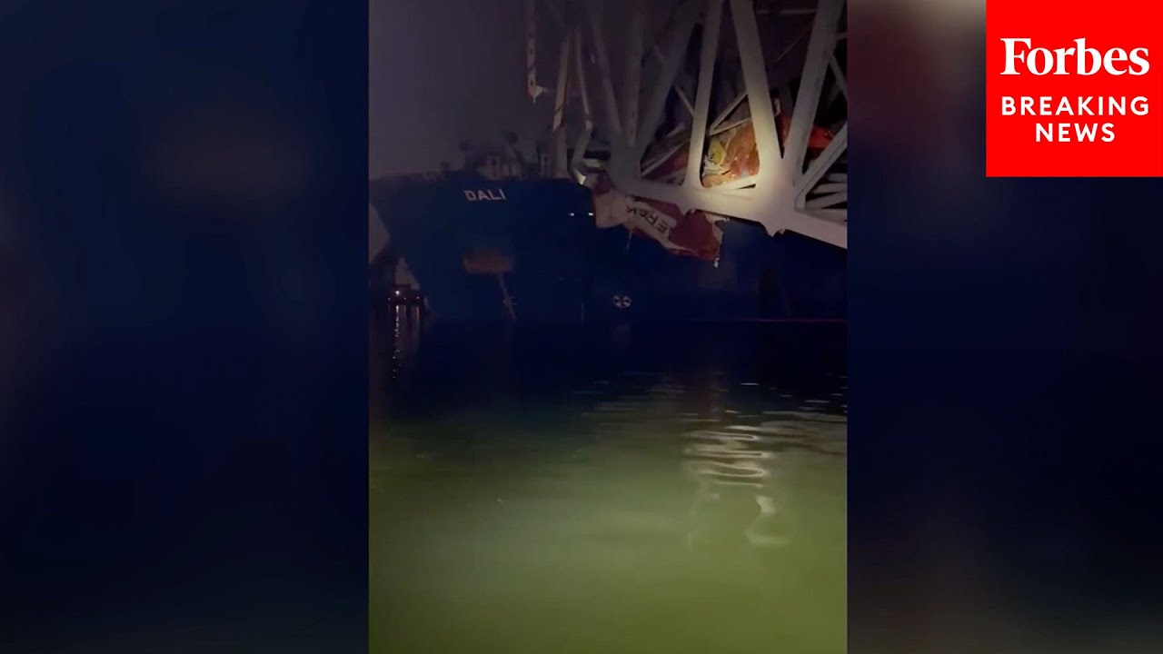 Up-Close Video Taken Moments After Francis Scott Key Bridge Collapsed ...